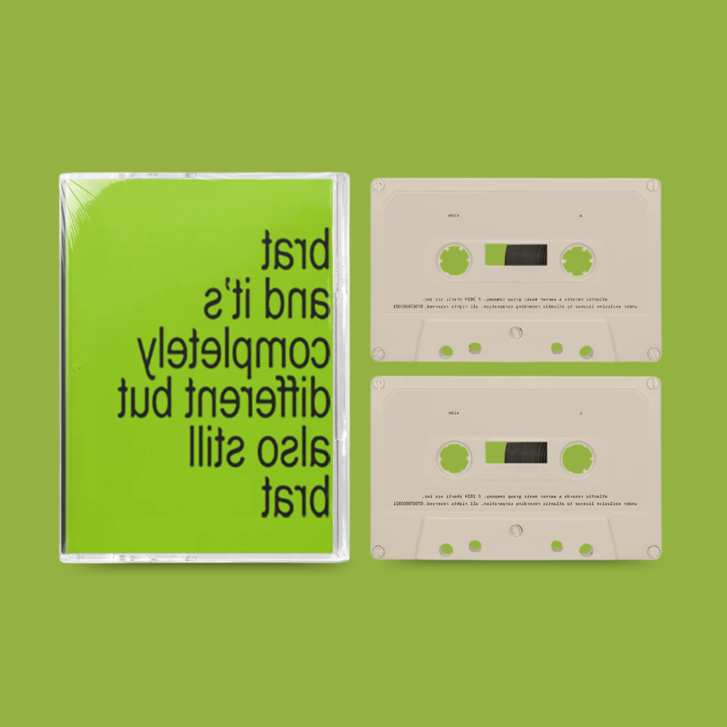 brat- Charli XCX Clear Vinyl LP with Pink Splatter — Vertigo Vinyl