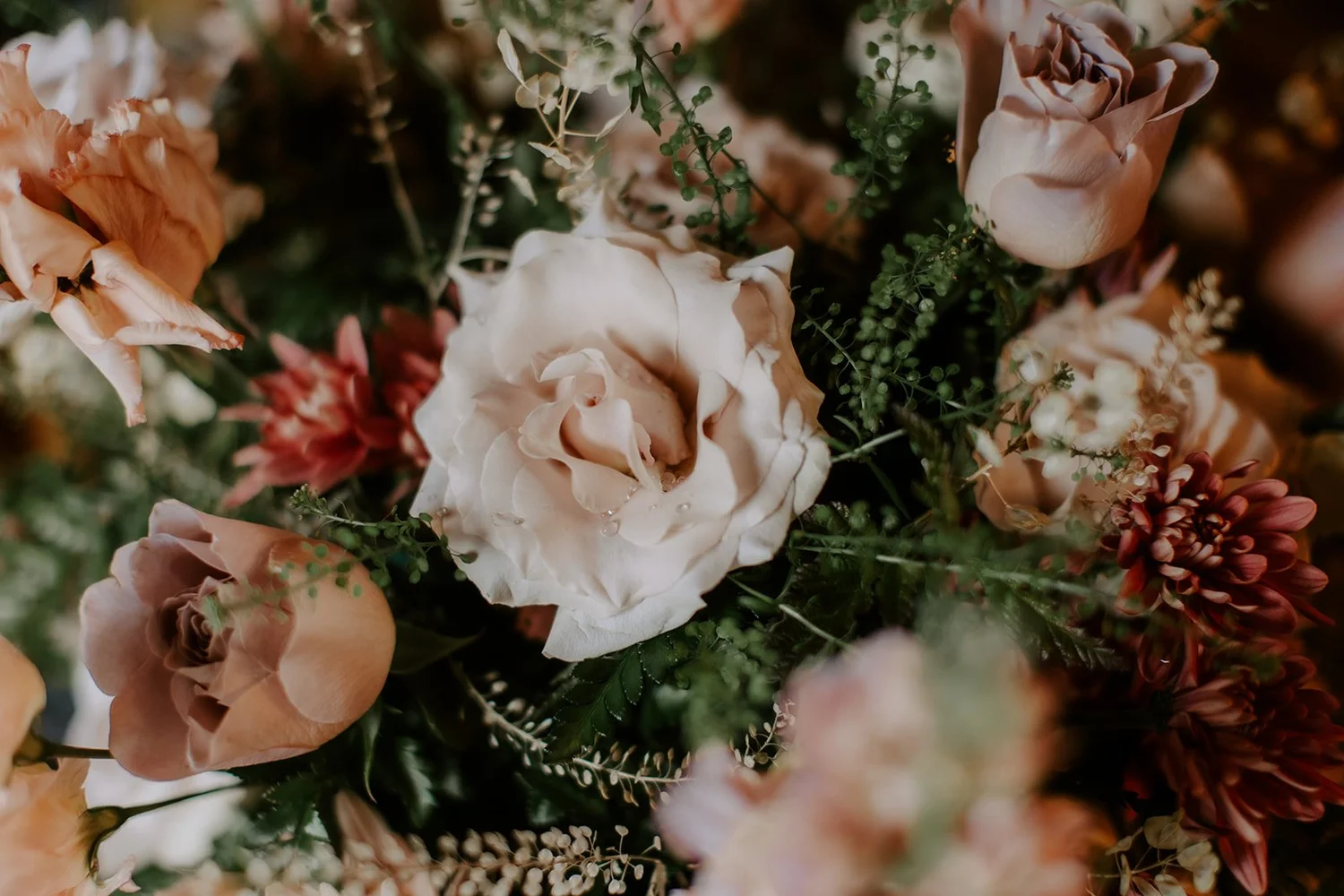 Romantic Barn Wedding | Diane & Brian at The Barn at Copper Creek | Bumble Fleur Florals ...