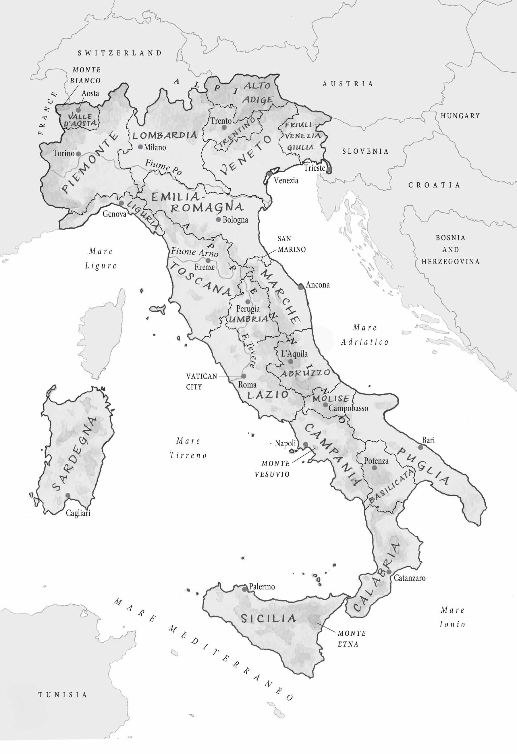 Pen and Ink Maps — Molly O‘Halloran, Inc.