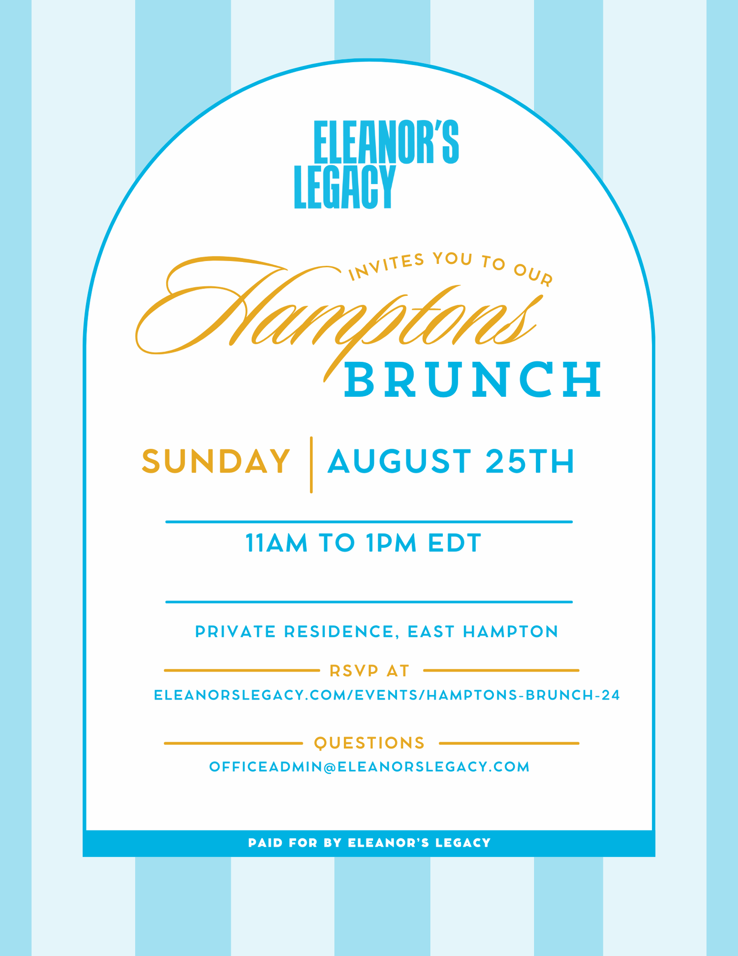 Eleanor's Legacy Events