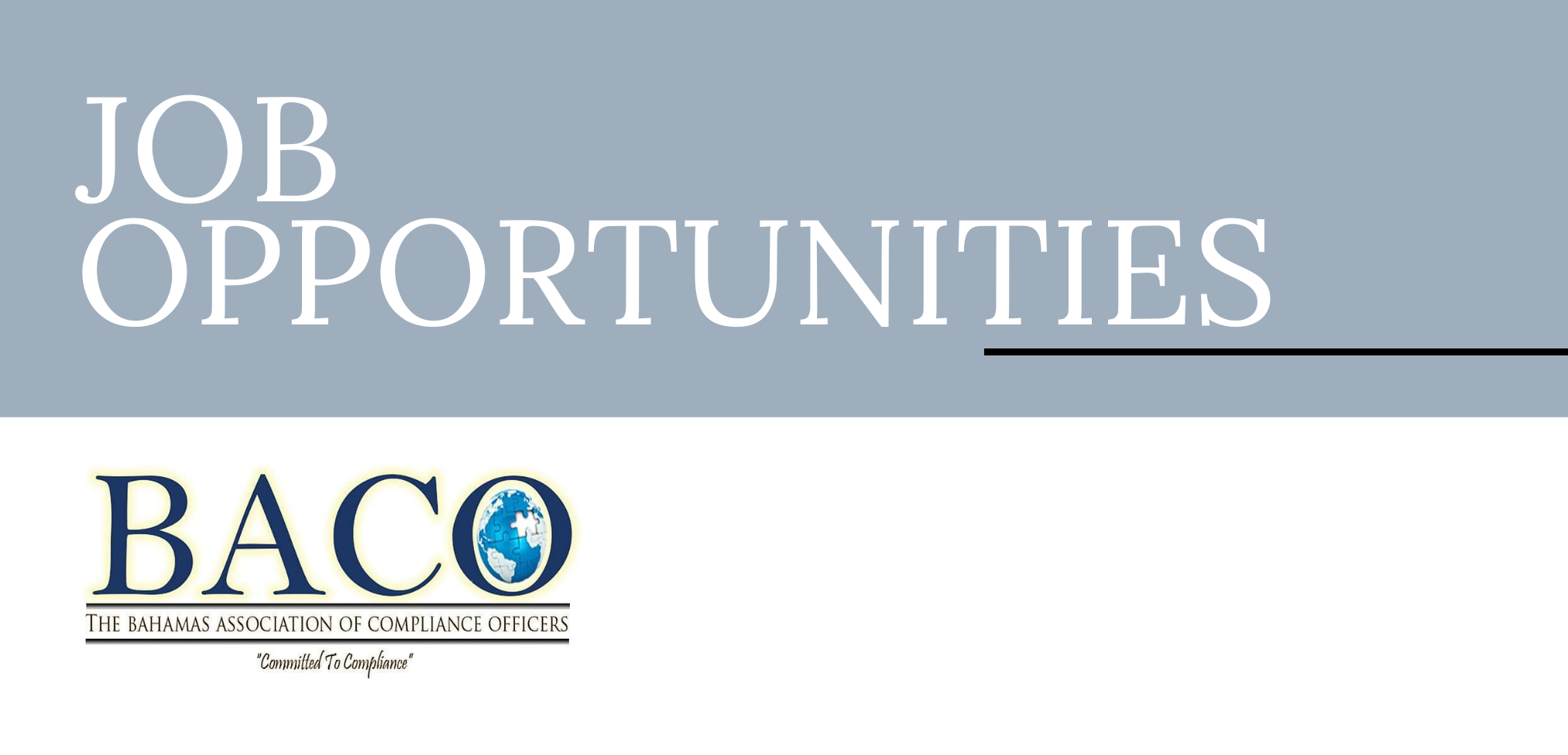 Job Opportunities — BACO
