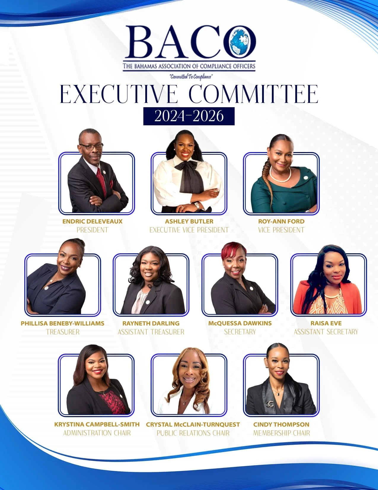 Current Executive Committee 2024-2026 — BACO