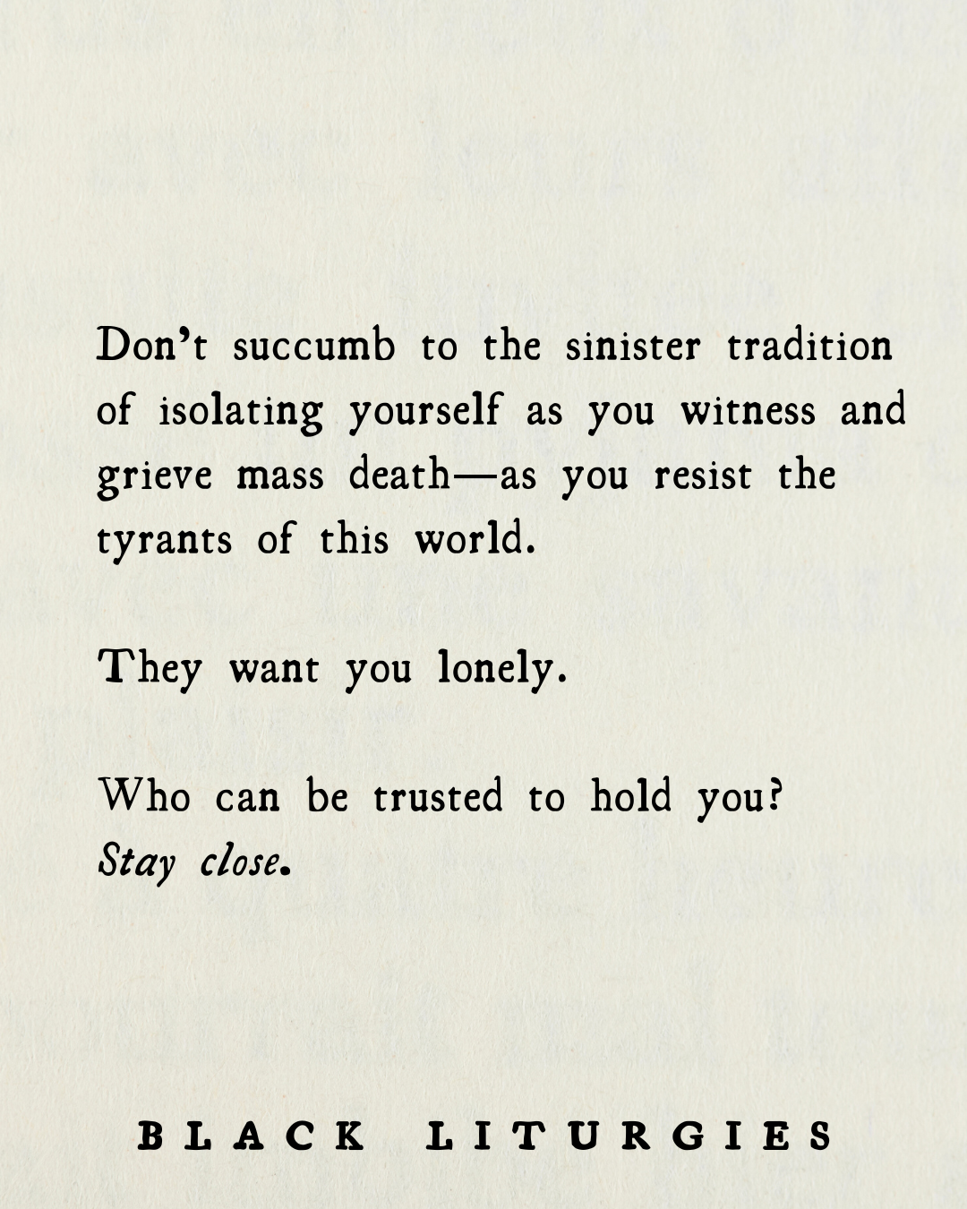 Liturgies — Cole Arthur Riley