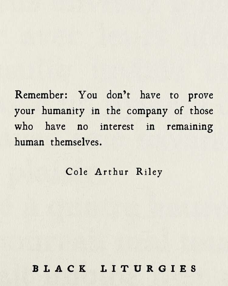 Liturgies — Cole Arthur Riley