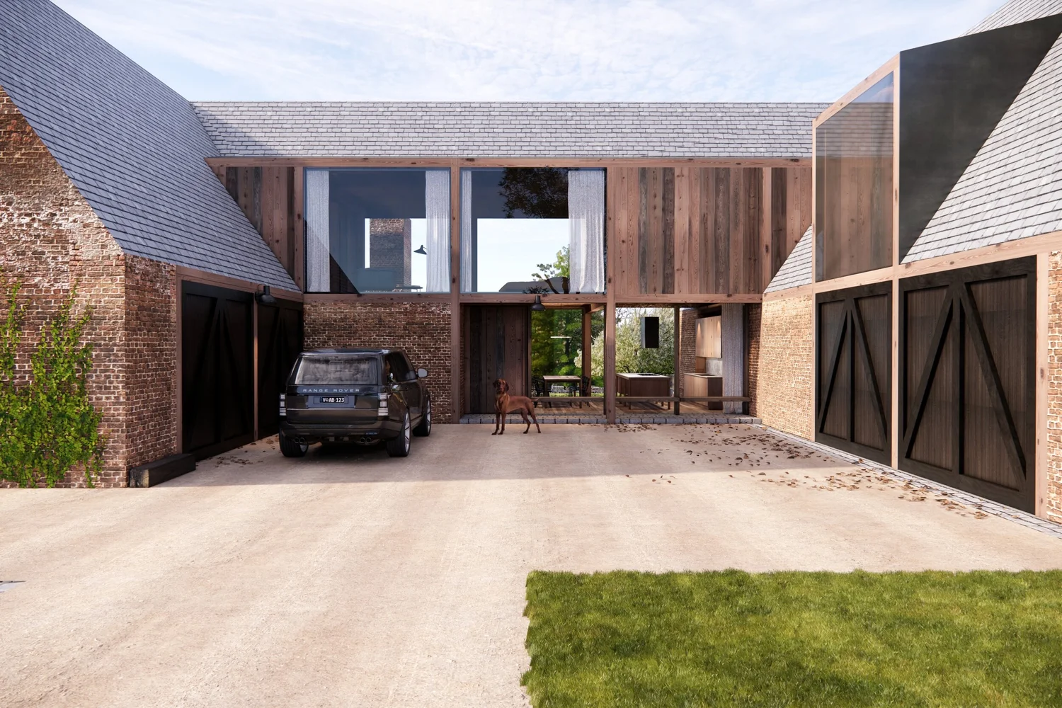 Modern country, refined, elegant, structured, solid, traditional ...
