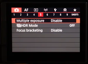 Steps to shoot In-camera Multiple Exposures on Canon cameras — Pablo ...