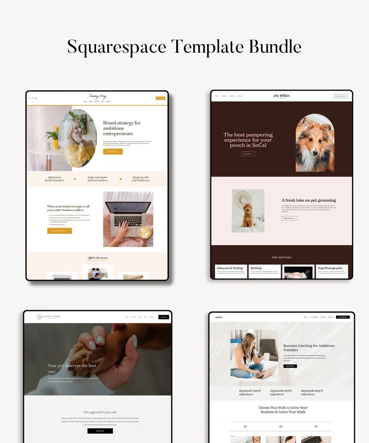 Squarespace Template Bundle PLR