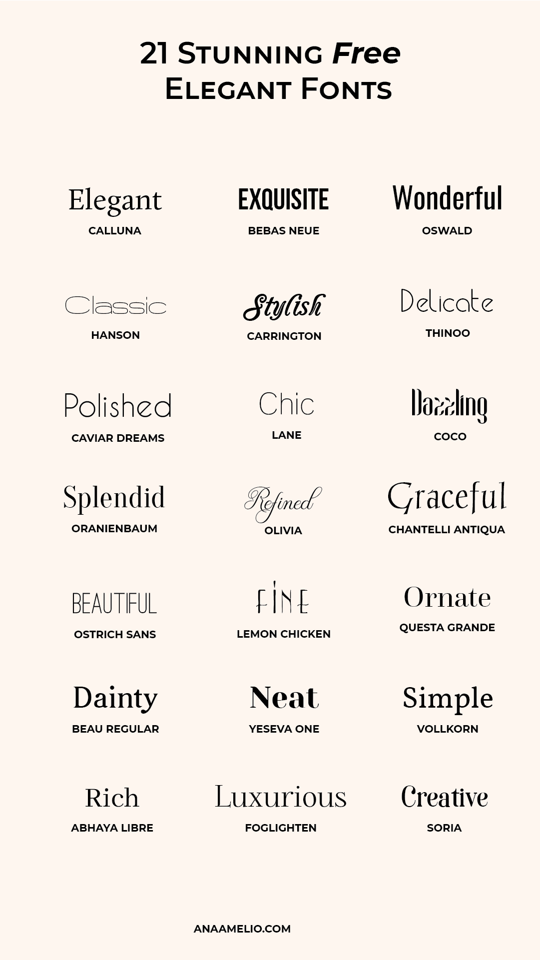 Download Free Fonts For Logo Design