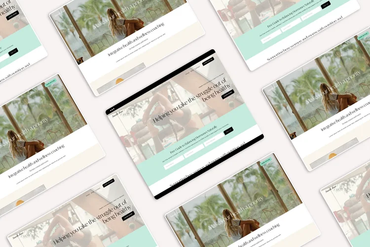 Sarah Health and Wellness Squarespace 7.1 Template