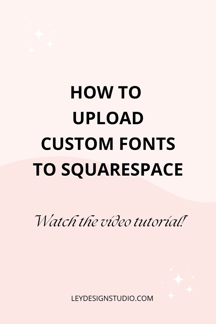 How to Add Custom Fonts to Squarespace