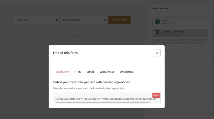 How to Integrate ConvertKit with Squarespace