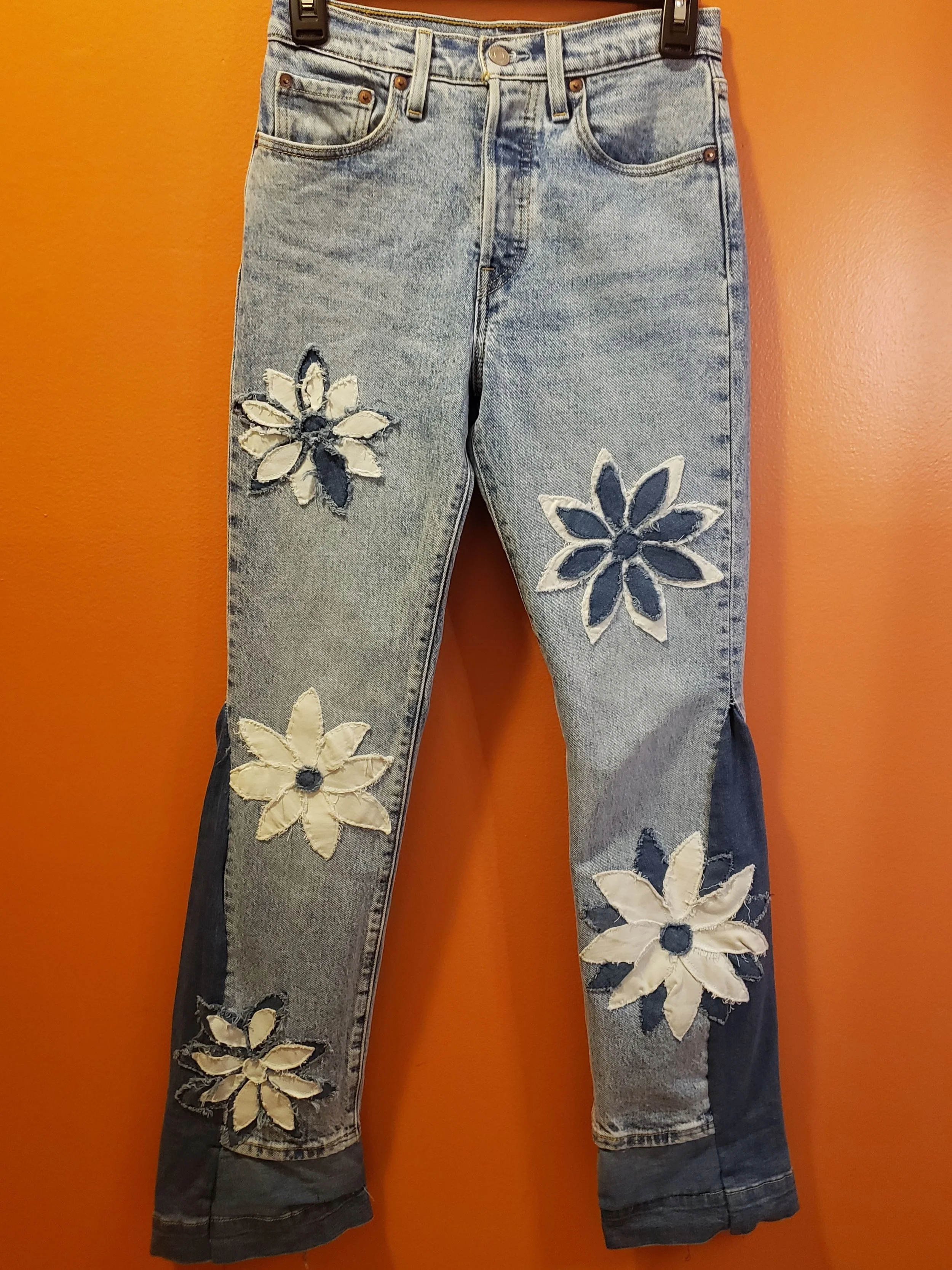 Flower denim jeans — Not Your Normal Denim