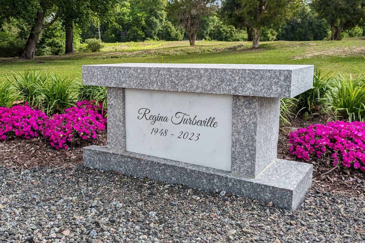 Custom Bench Memorials Portfolio — Brown Memorials