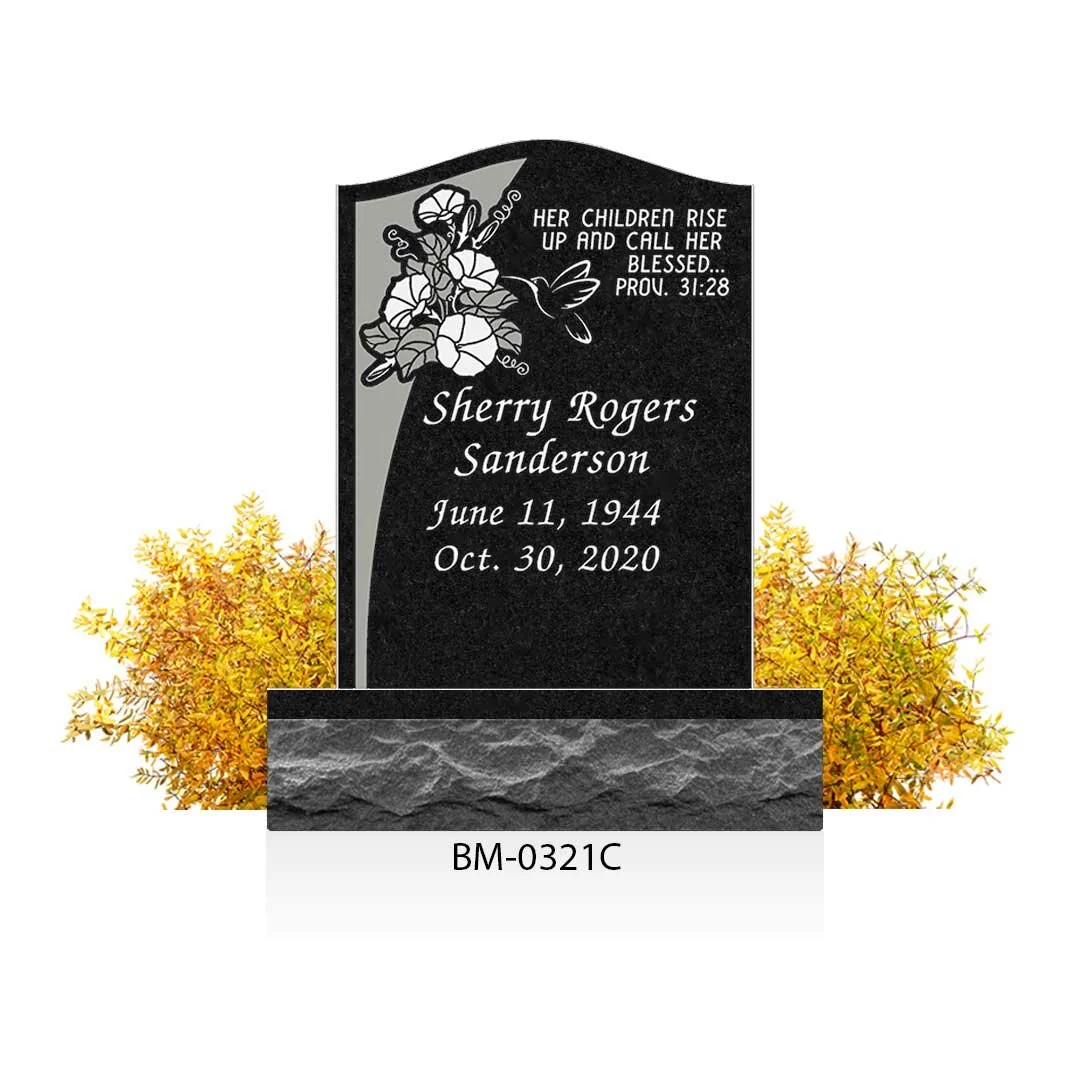 Single Upright Headstone, Gravestone, and Tombstone Prices — Brown ...