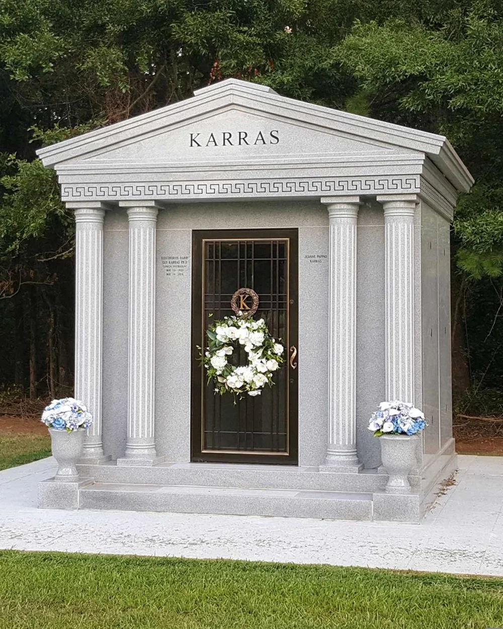 Custom Private Family Mausoleum Portfolio — Brown Memorials