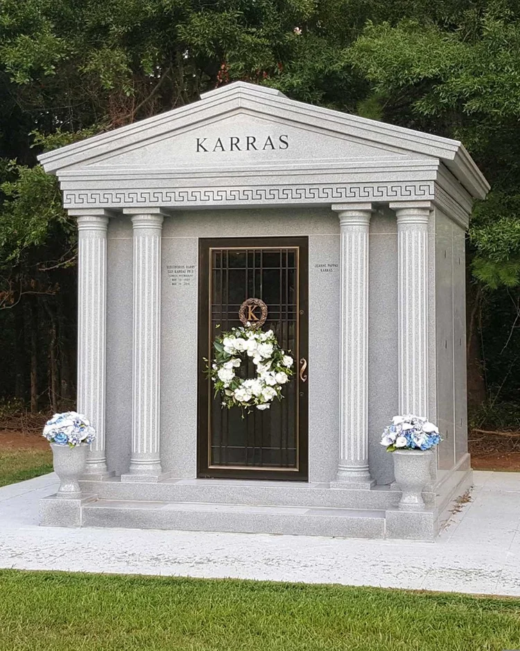 Custom Private Family Mausoleum Portfolio — Brown Memorials