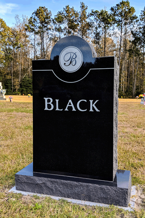 Custom Double Upright Headstone Portfolio — Brown Memorials