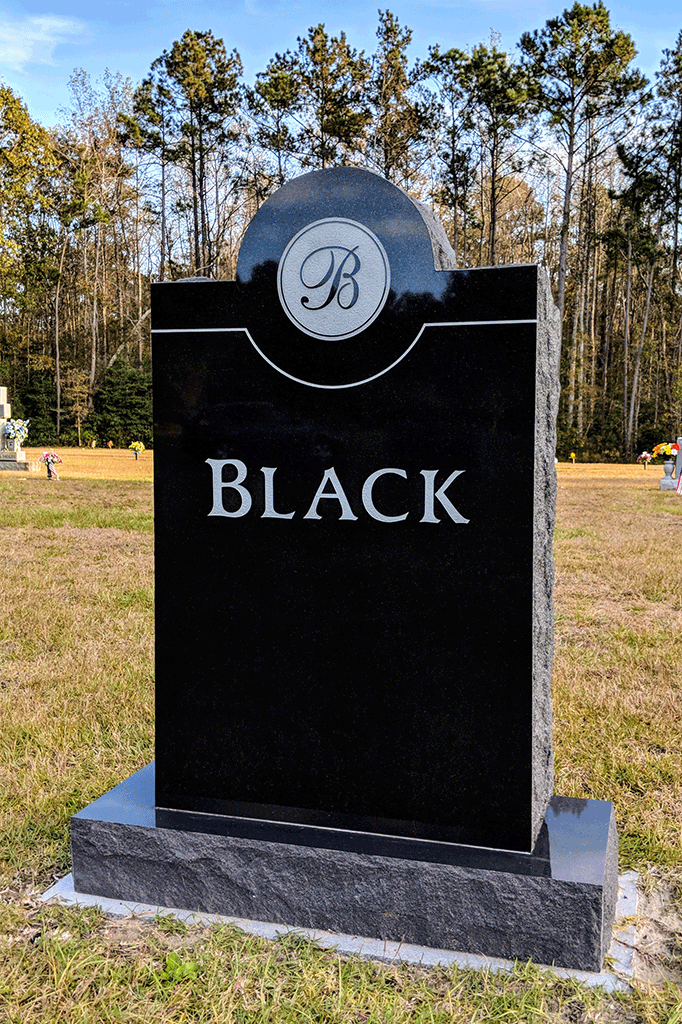 Custom Double Upright Headstone Portfolio — Brown Memorials