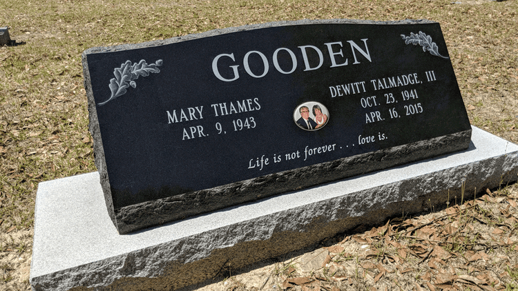 Custom Double Upright Headstone Portfolio — Brown Memorials