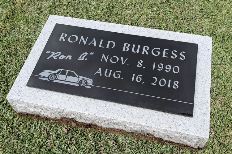 Custom Single Grave Marker Portfolio — Brown Memorials