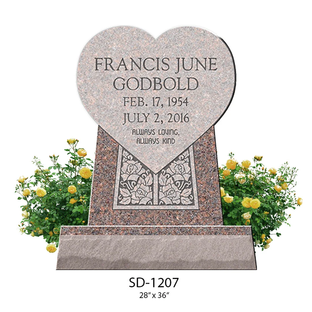 Single Upright Headstone, Gravestone, and Tombstone Prices — Brown Memorials