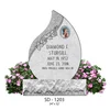 Single Upright Headstone, Gravestone, and Tombstone Prices — Brown ...
