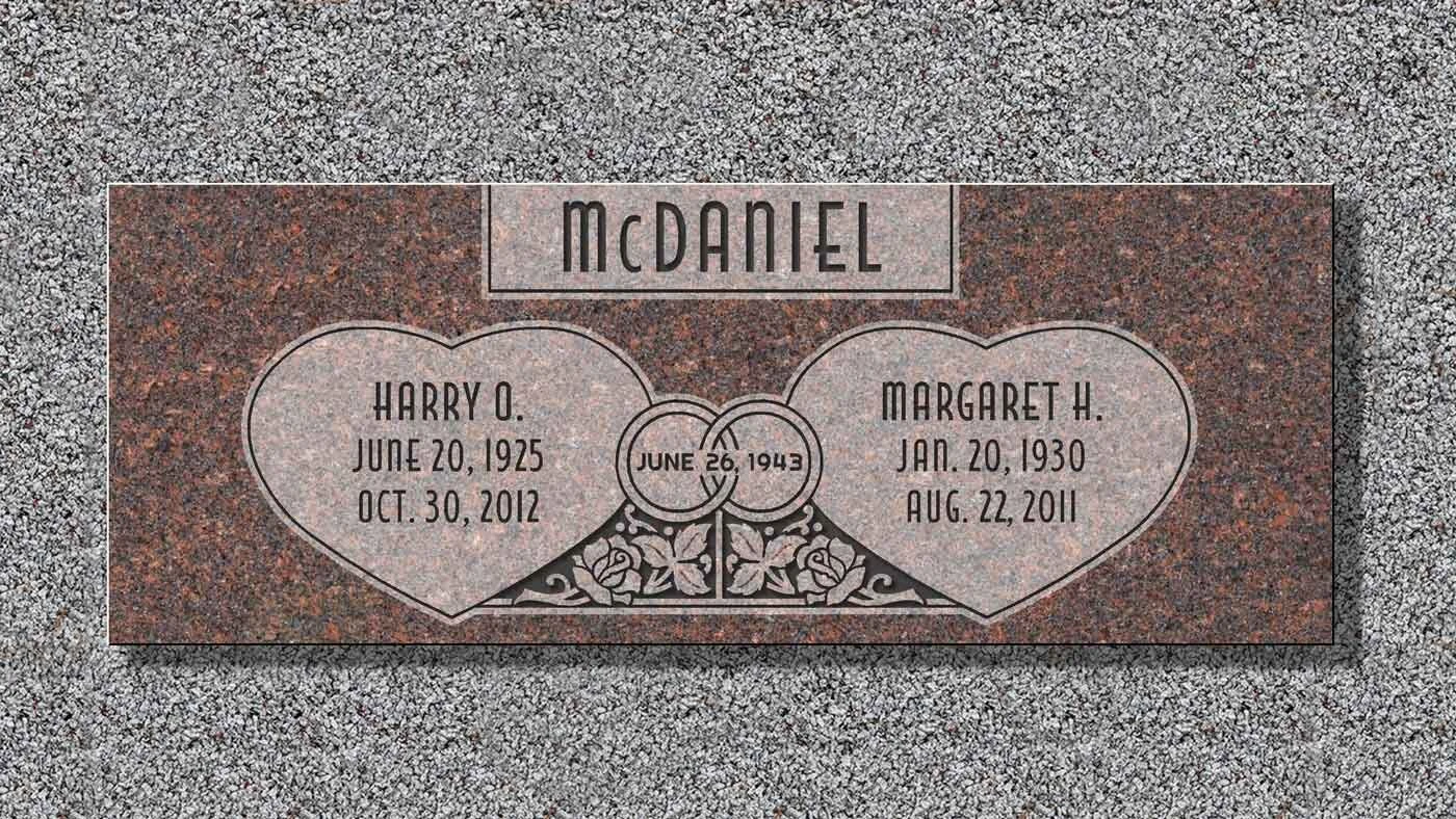 Custom Double Grave Marker Portfolio — Brown Memorials