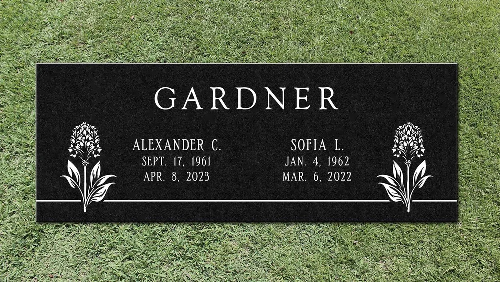 Double Flat Headstone & Flat Grave Marker Prices — Brown Memorials