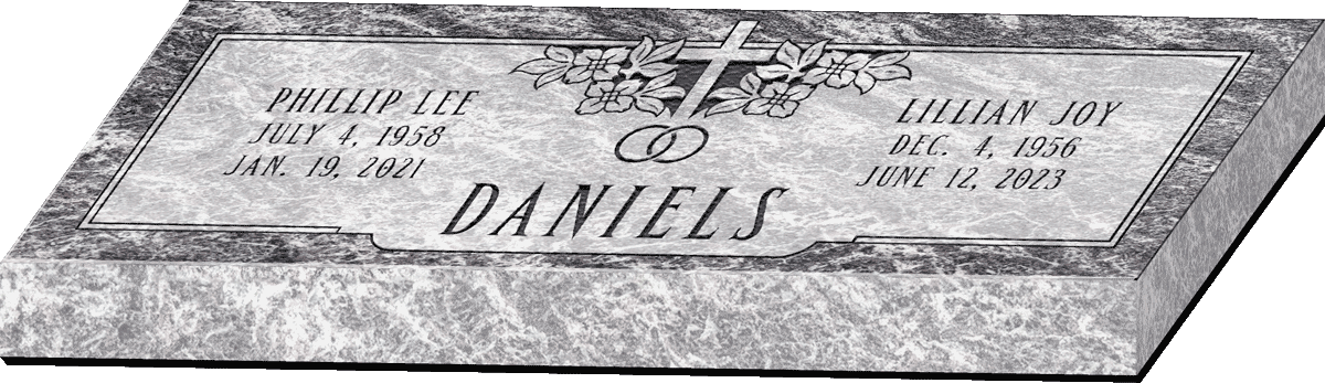 Double Flat Headstone & Flat Grave Marker Prices — Brown Memorials