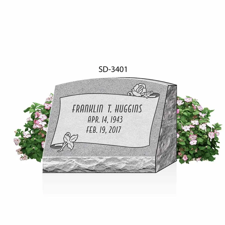 Single Slant Headstone and Slant Grave Marker Prices — Brown Memorials