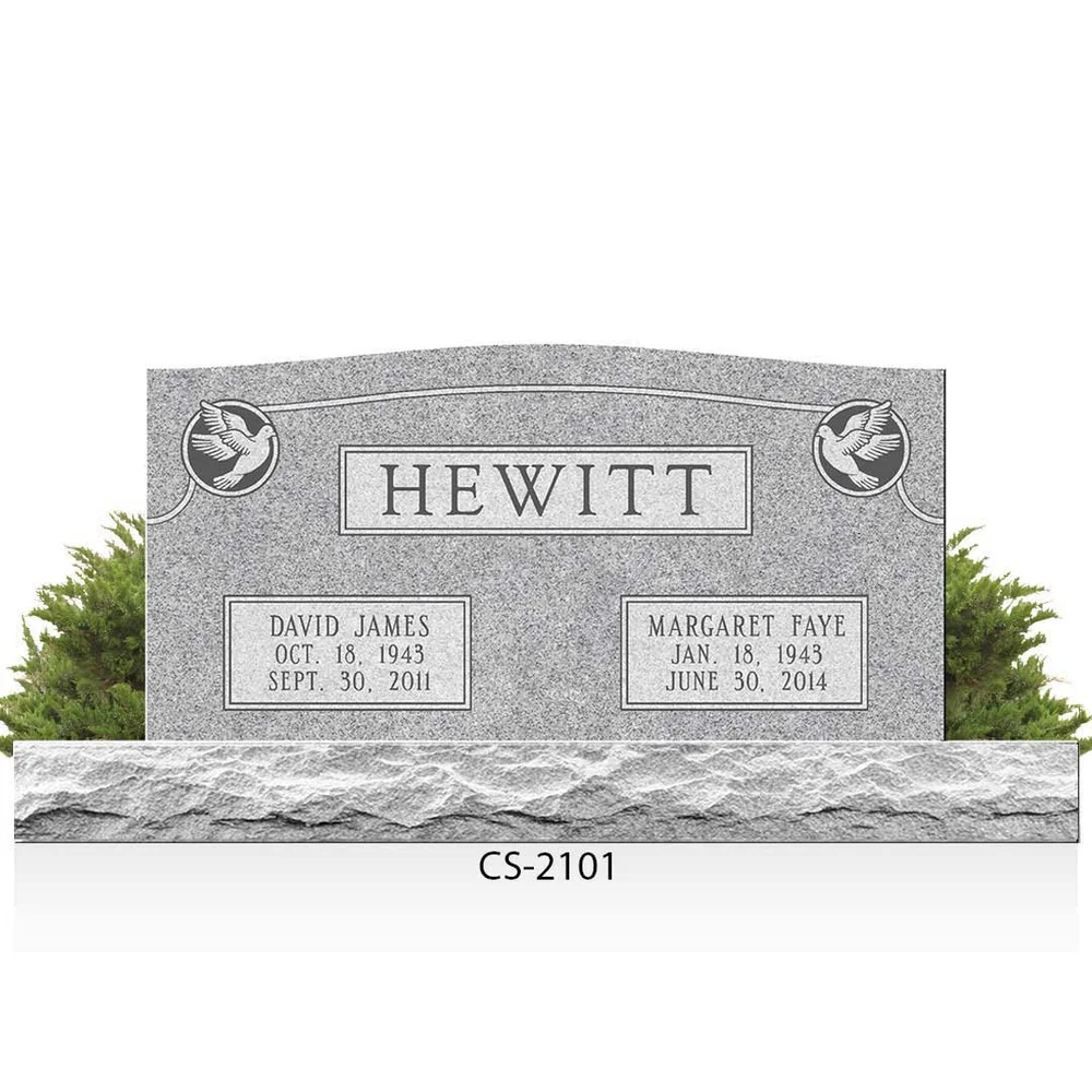 Double Headstone, Gravestone, and Tombstone Prices — Brown Memorials
