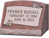 Single Slant Headstone and Slant Grave Marker Prices — Brown Memorials