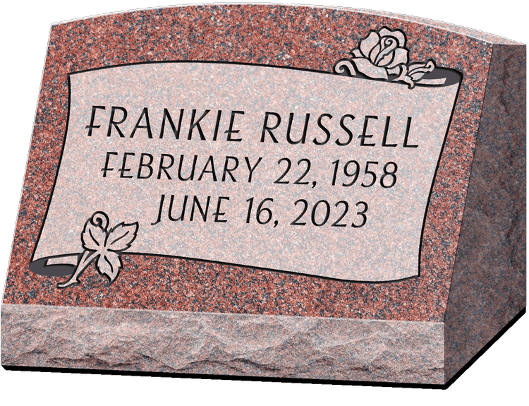 Single Slant Headstone and Slant Grave Marker Prices — Brown Memorials