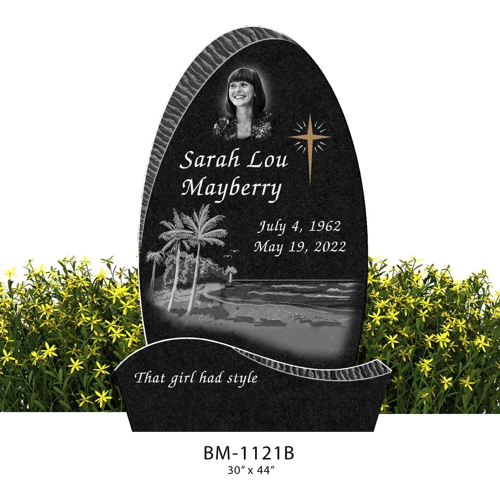 Single Upright Headstone, Gravestone, and Tombstone Prices — Brown ...