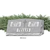 Double Slant Headstone & Slant Grave Marker Prices — Brown Memorials