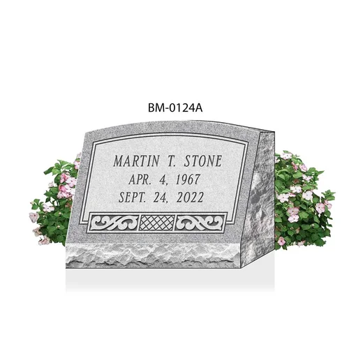 Single Slant Headstone and Slant Grave Marker Prices — Brown Memorials