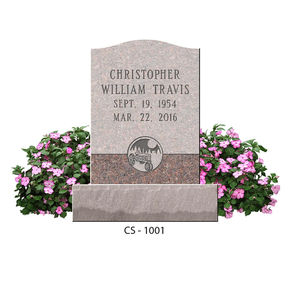 Single Upright Headstone, Gravestone, and Tombstone Prices — Brown ...