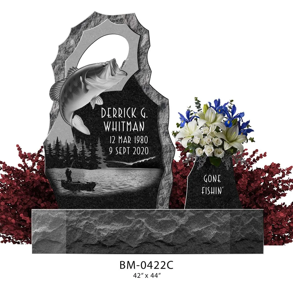 Single Upright Headstone, Gravestone, and Tombstone Prices — Brown ...