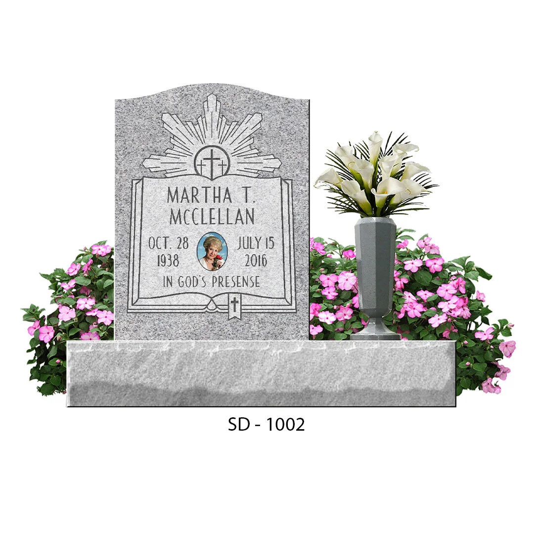 Single Upright Headstone, Gravestone, and Tombstone Prices — Brown ...