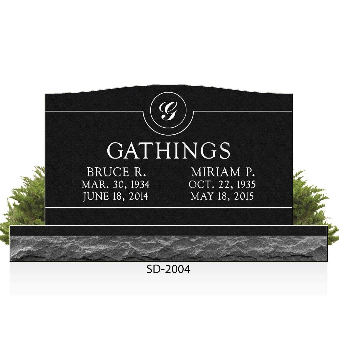 Double Headstone, Gravestone, and Tombstone Prices — Brown Memorials