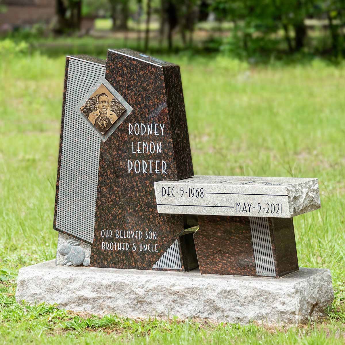 Custom Bench Memorials Portfolio — Brown Memorials