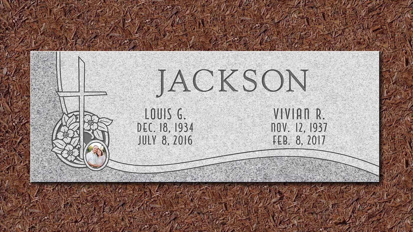 Double Flat Headstone & Flat Grave Marker Prices — Brown Memorials