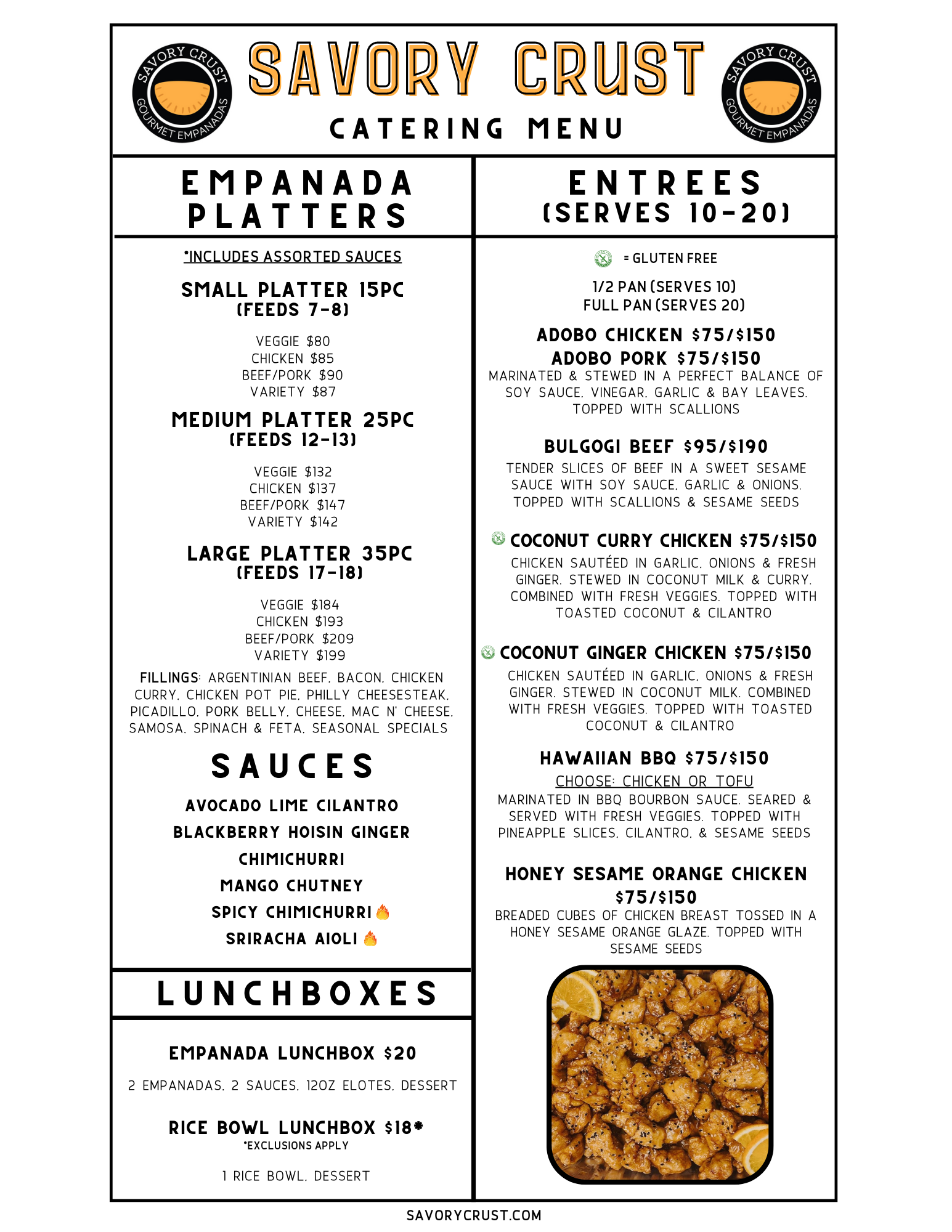 Catering — Savory Crust