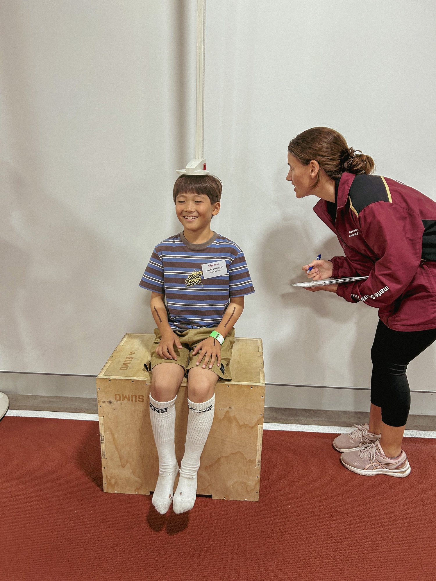 QAS Youfor2032 Camp: Beep test in baggy pants