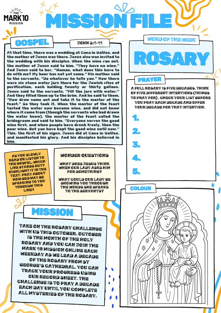 The Mark 10 Mission - The Rosary Challenge