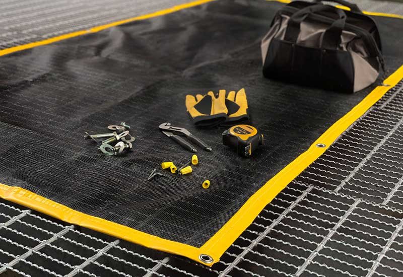 Dropped Object Prevention Mat - 5th Element Inspection Services