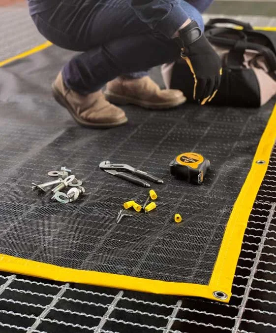 Dropped Object Prevention Mat - 5th Element Inspection Services