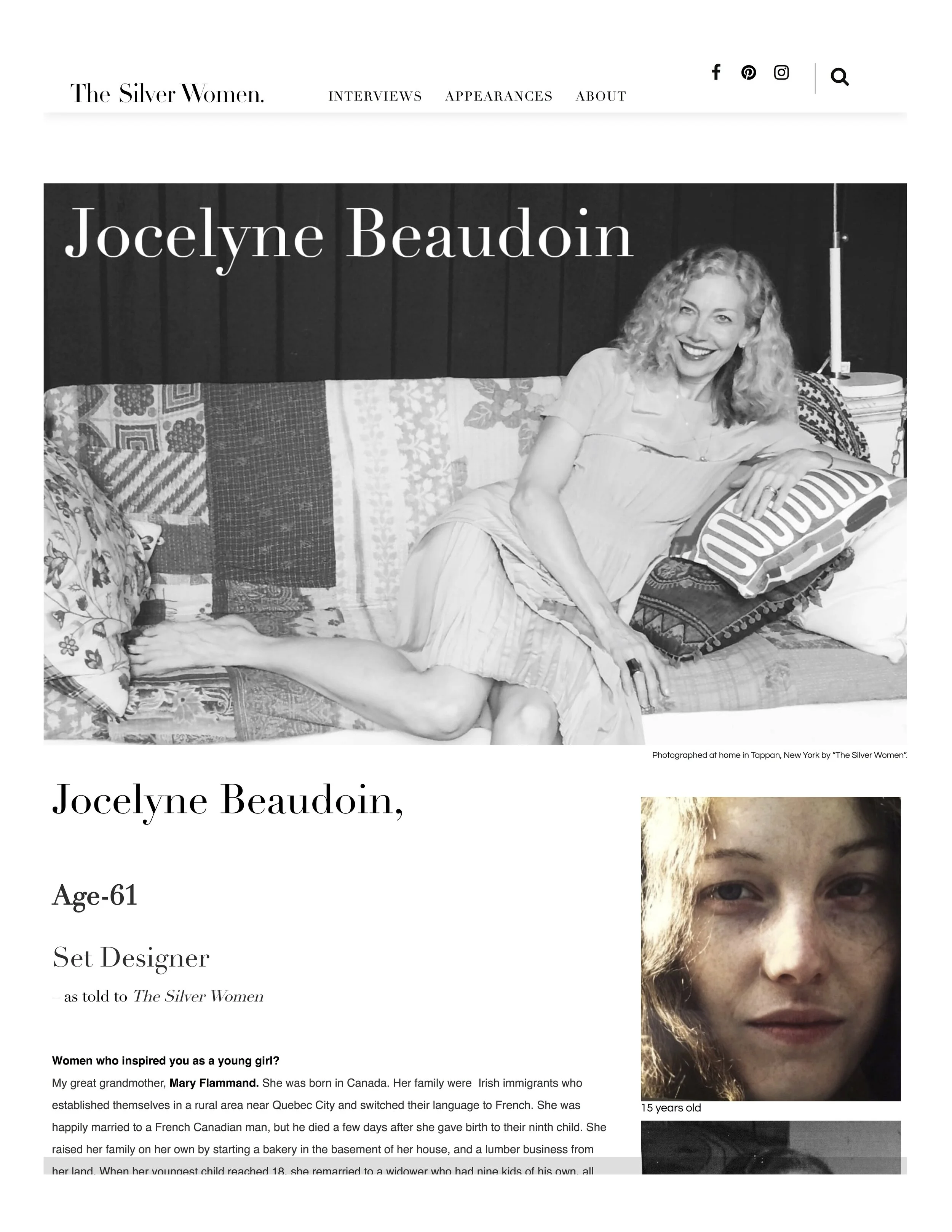 Press — Jocelyne Beaudoin Inc.