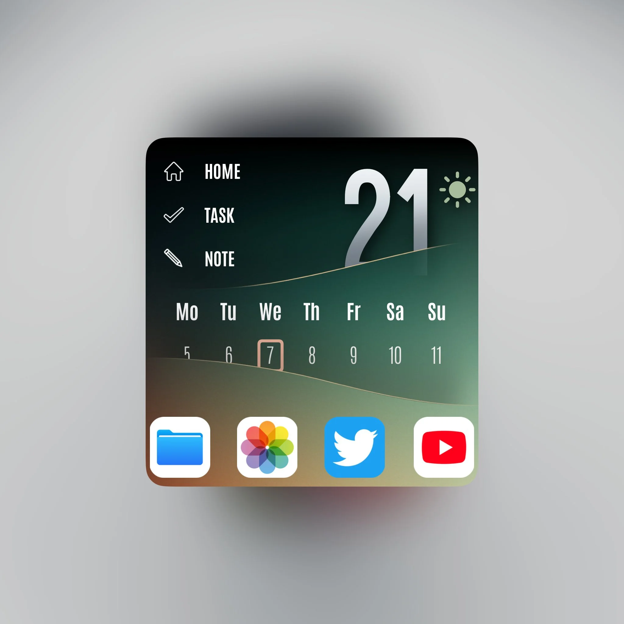Mini Drawer Widgy Widget — This is E