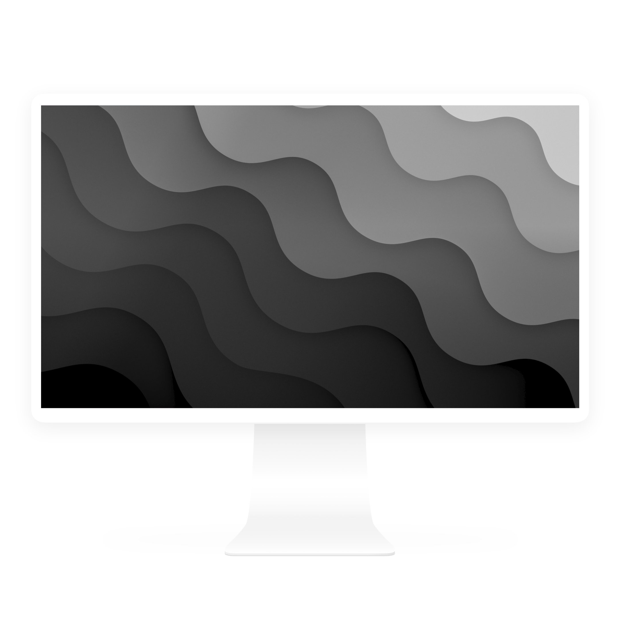 Grayscale Tides 8K Wallpaper Pack — This is E